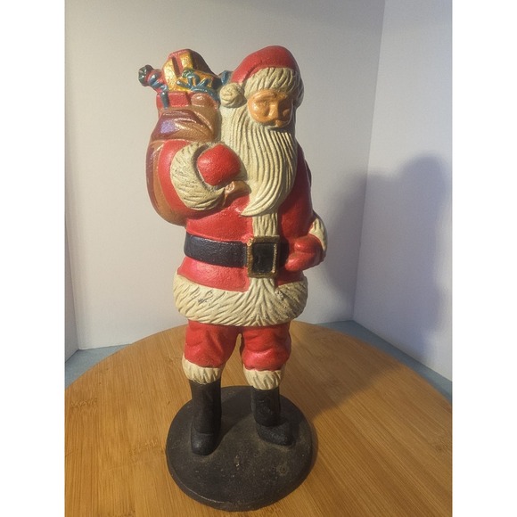 The Unbranded Brand | Toys | Vintage Cast Iron Santa Claus Bank | Poshmark